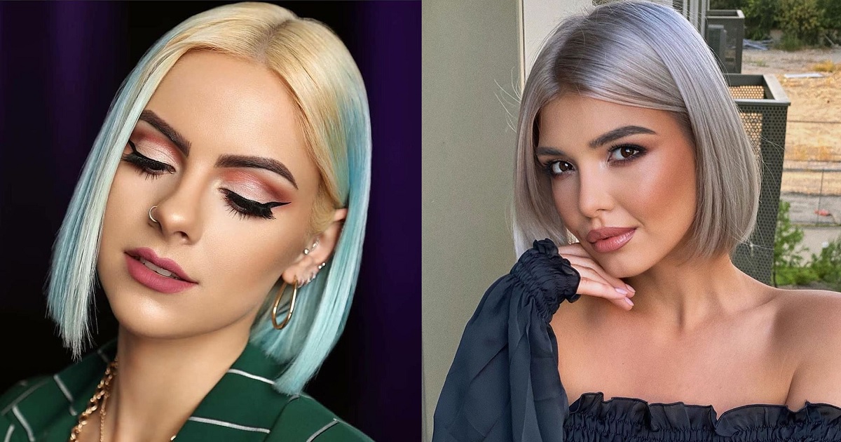 10 Short Bob Hairstyles in Colorful Hair Designs