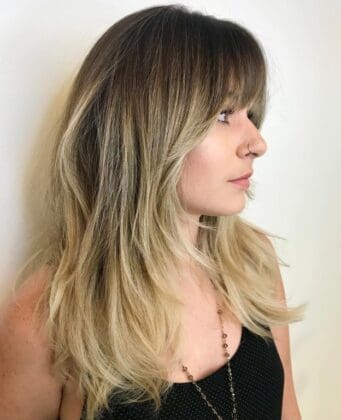 45 Cute and Effortless Long Layered Haircuts with Bangs