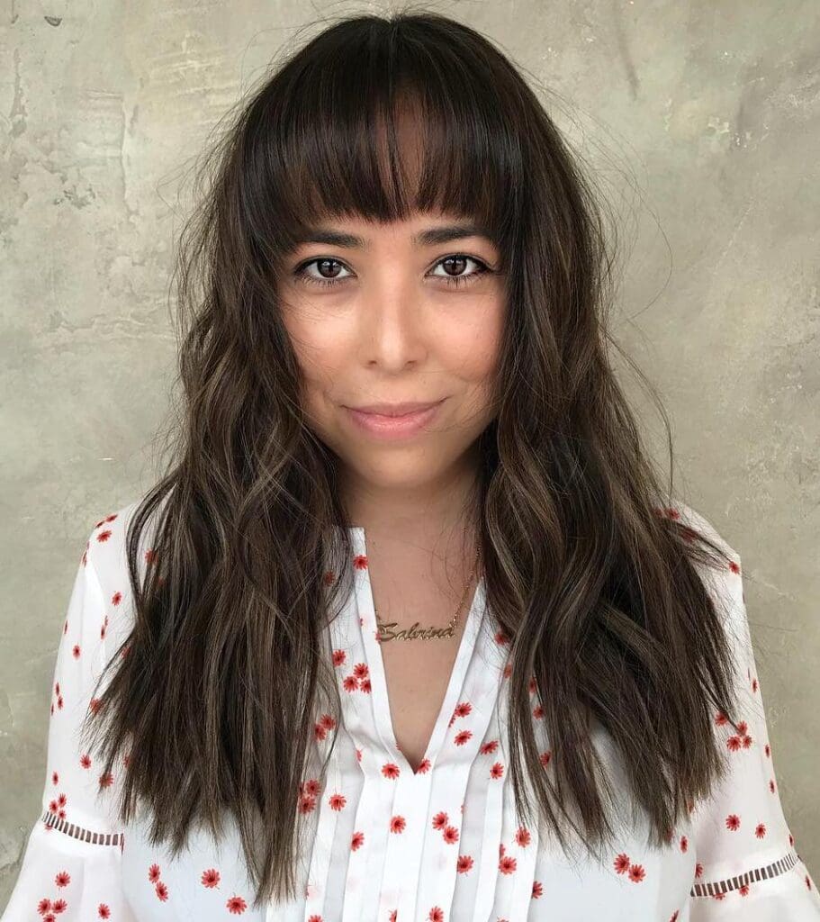 35 Instagram Popular Ways to Pull Off Long Hair with Bangs in 2023