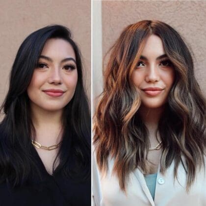 40 Best Medium Straight Hairstyles and Haircuts