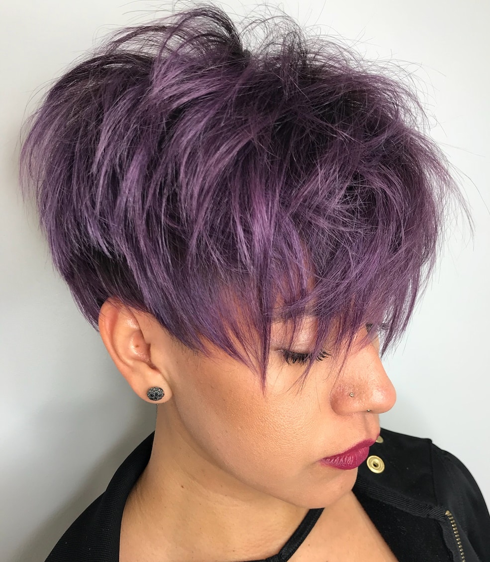 wispy-tousled-violet-pixie - HAIRS