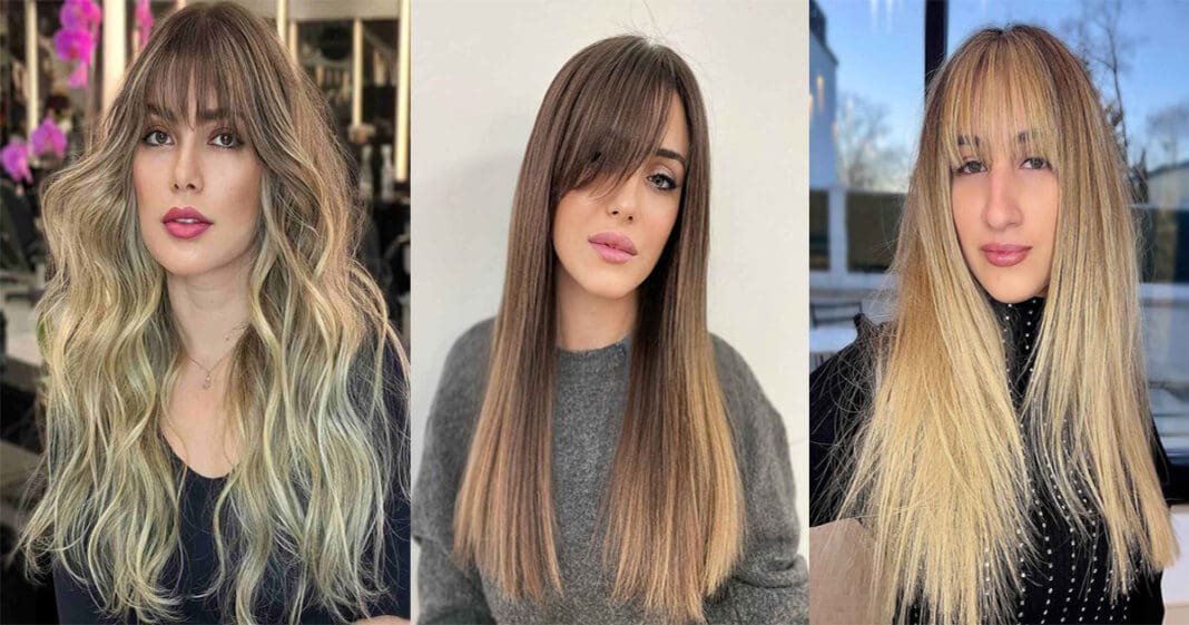 28 Charming Wispy Bangs Styles for Long Hair to Refresh Your Look