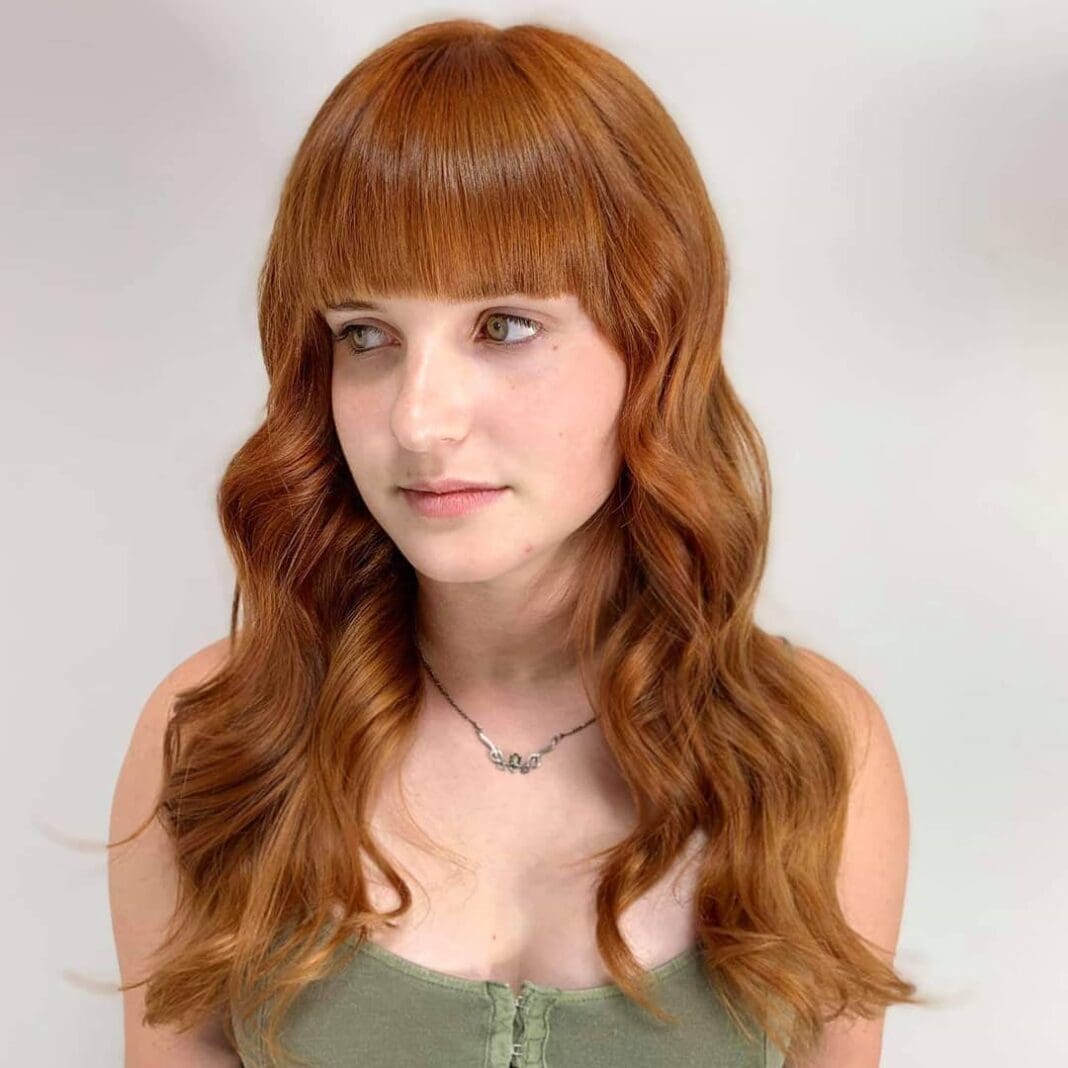 47 Adorable Long Hair Styles Featuring Bangs
