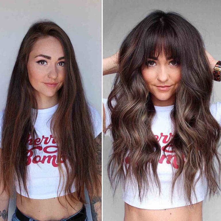 47 Adorable Long Hair Styles Featuring Bangs