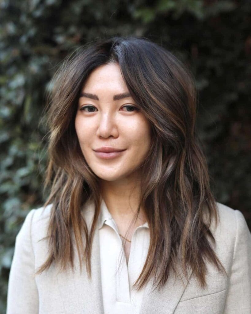 82 Medium Shag Haircuts in Messy Style