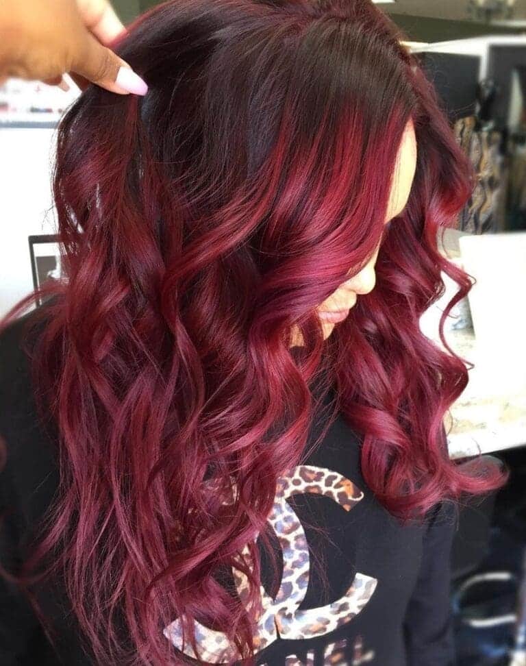 34 Stunning Dark Red Hair Colors to Inspire Your Next Look