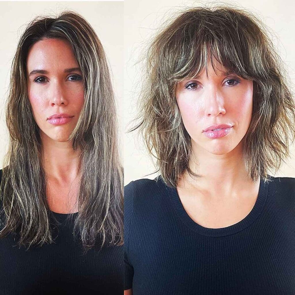 Modern and Versatile: Shoulder-Length Choppy Hairstyles