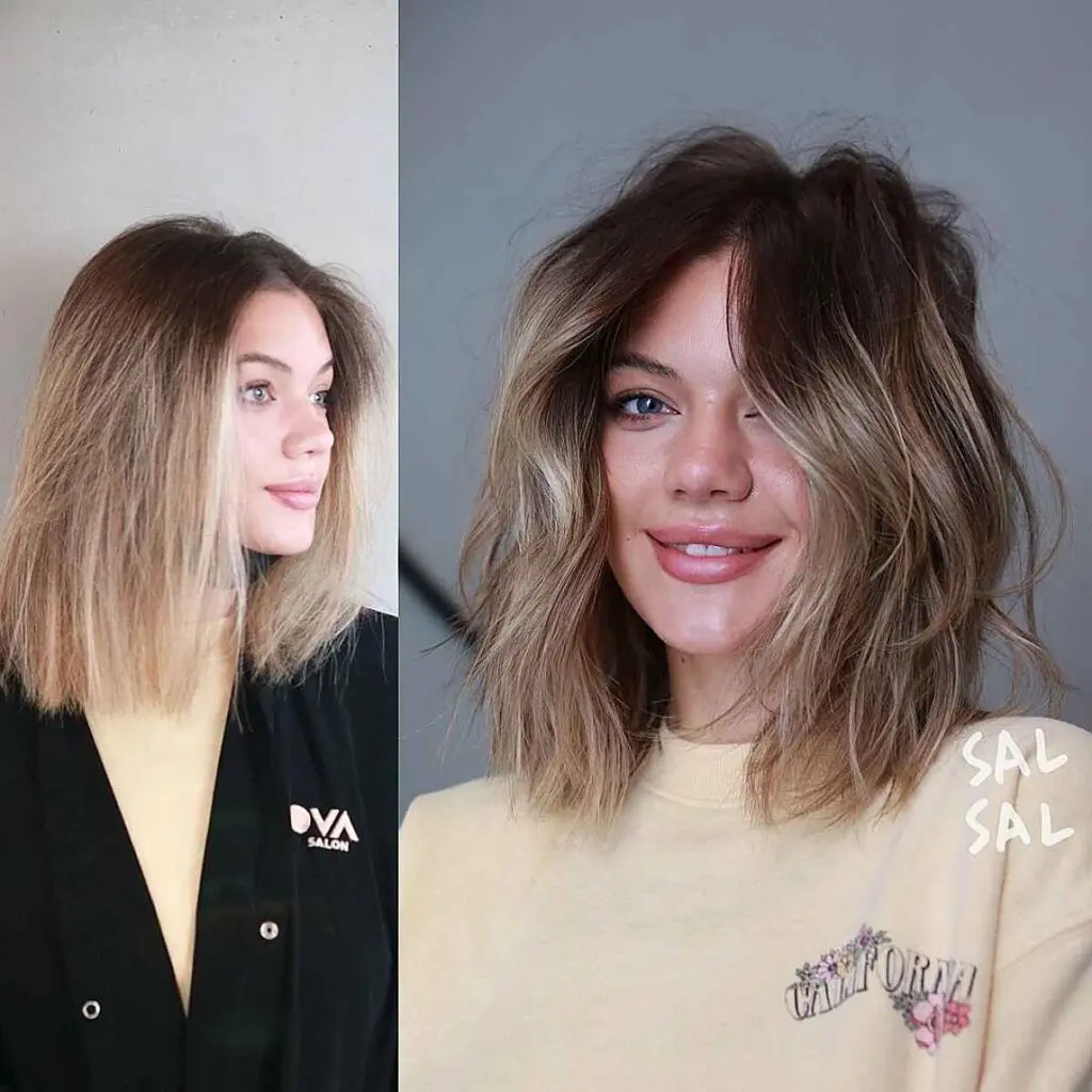 17 Layered And Choppy Face Framing Haircuts For Shoulder Length Hair