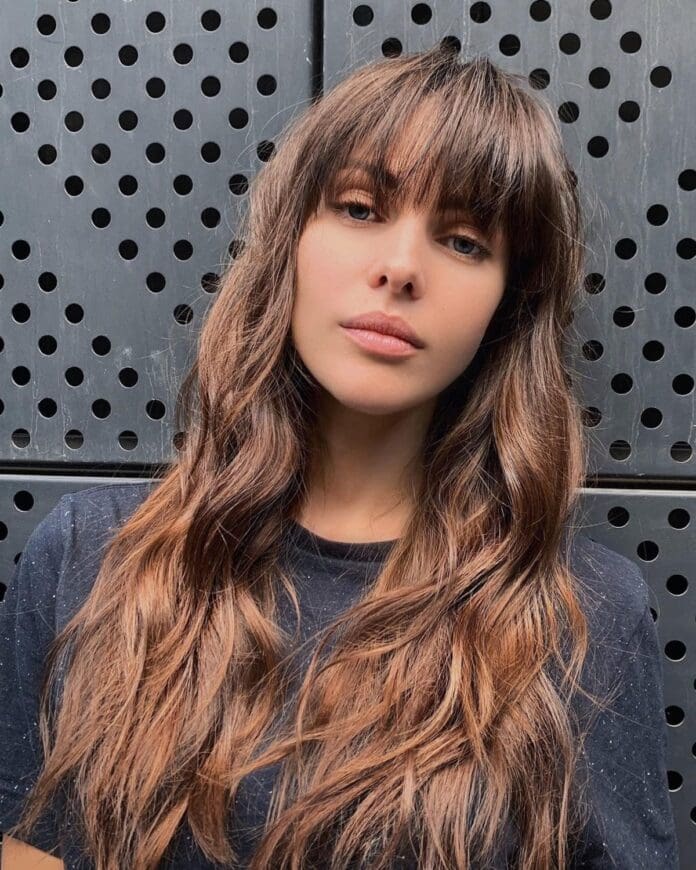 47 Adorable Long Hair Styles Featuring Bangs
