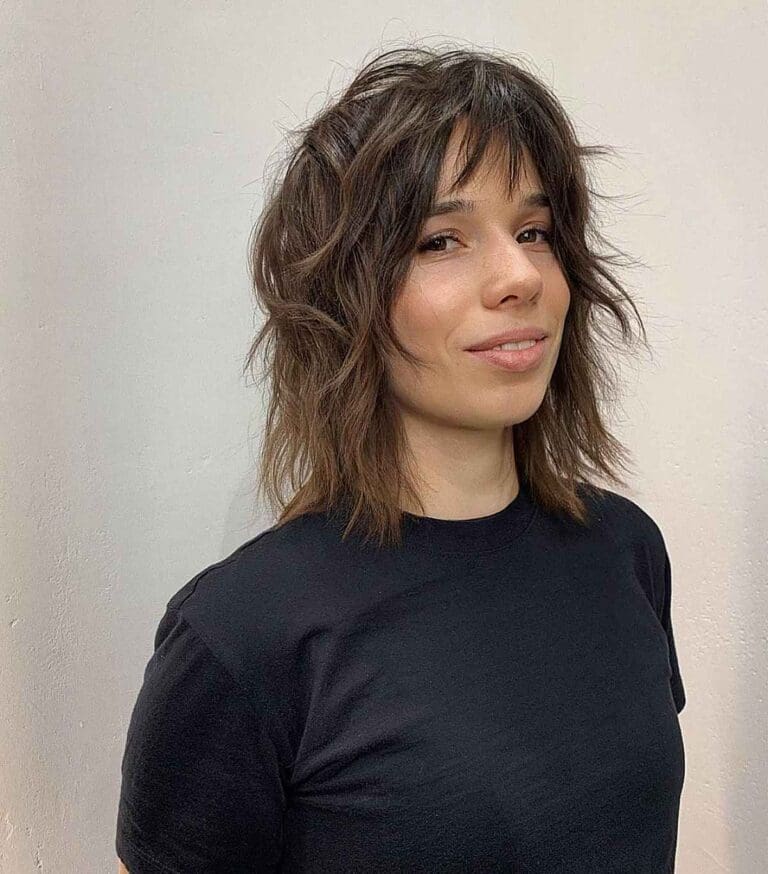 82 Medium Shag Haircuts in Messy Style