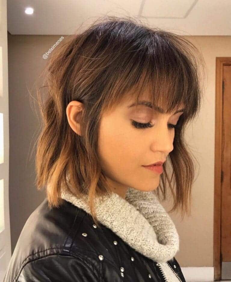 54 Trendy Medium Hairstyles With Bangs for 2026