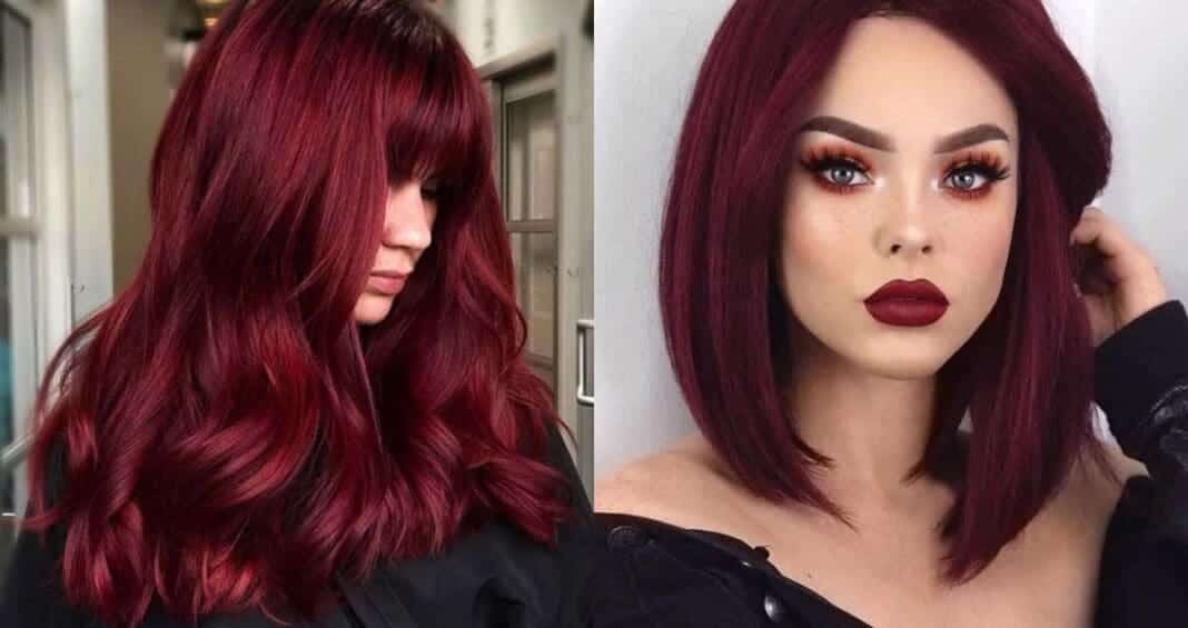 Top Dark Red Hair Color Ideas: Ombre, Balayage, and Highlights | HAIRS