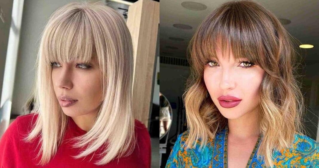 33 Chic and Edgy Styles Featuring Choppy Bangs for Women