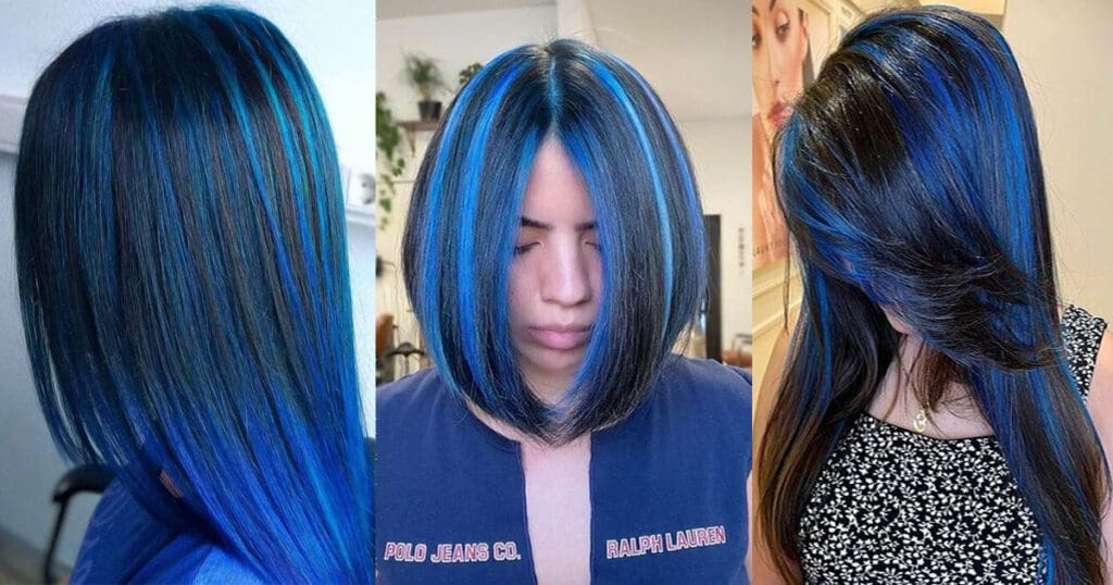 51 Stunning Hairstyles with Blue Highlights