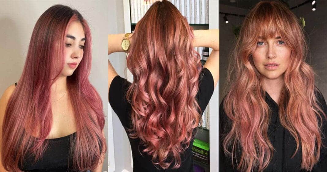 31 Stunning Rose Gold Hair Color Inspirations | HAIRS