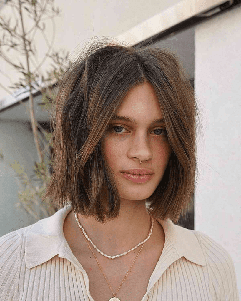19 Neck-Length Blunt Bob Hairstyles | HAIRS