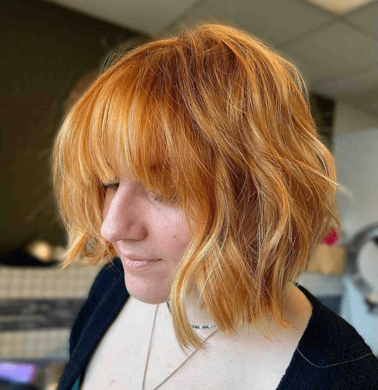 17 Adorable Textured Bob with Bangs Hairstyle Ideas