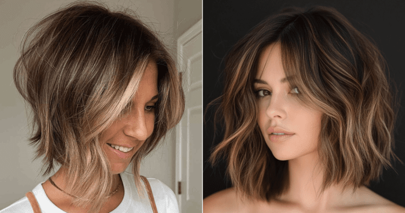 23 Choppy Layered Bobs | HAIRS