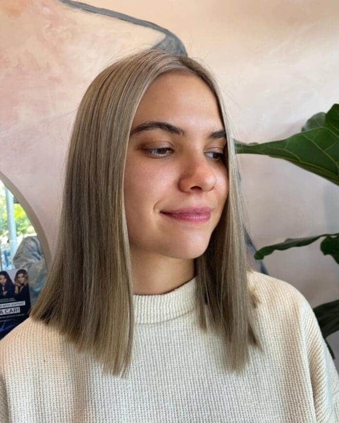 25 Trendsetting Long Blunt Bobs for a Chic, Modern Lob | HAIRS