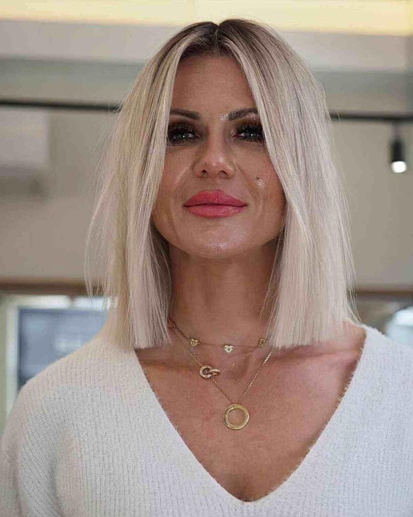 30 Long Blunt Bob Haircuts to Update Your Sleek Lob Look