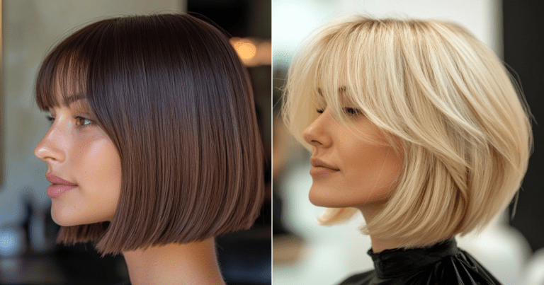 29 Stylish Blunt Bob with Bangs to Elevate Your Next Look