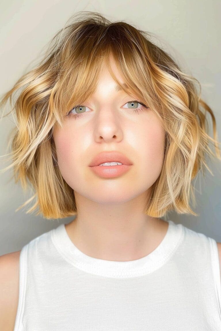 43 Stylish Short Bob Haircuts with Bangs for a Fresh Look