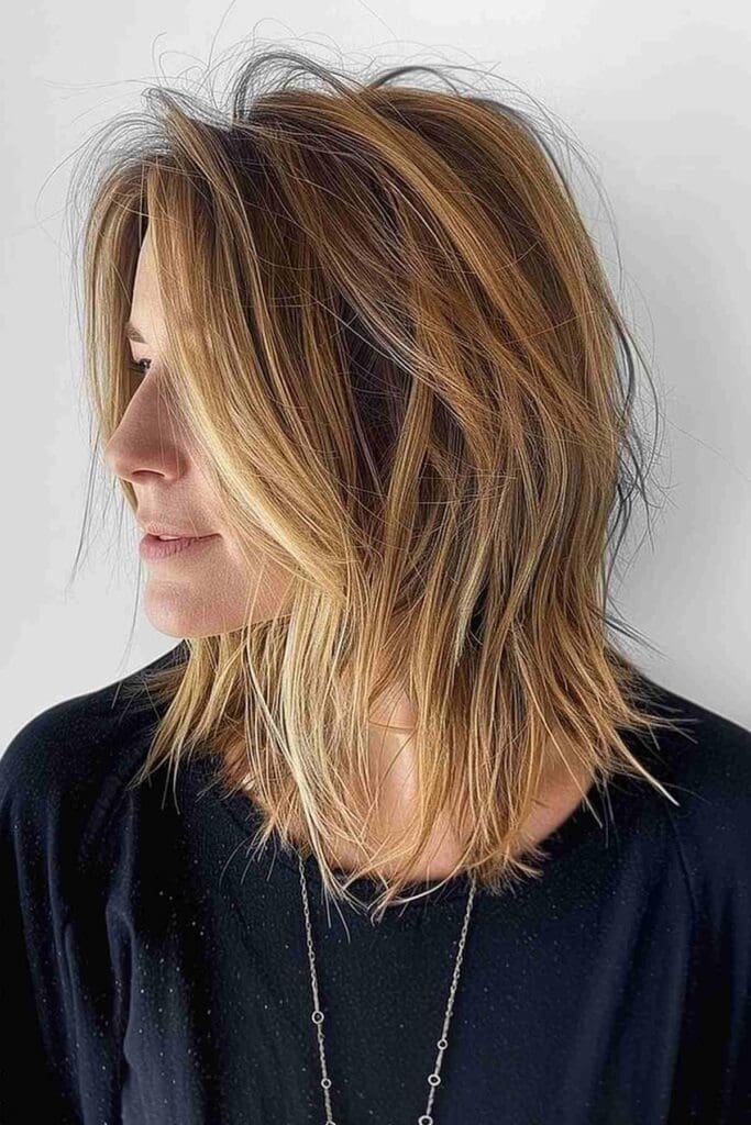 30 Cool Long Choppy Bob Haircuts for That Effortless Beachy Vibe | HAIRS