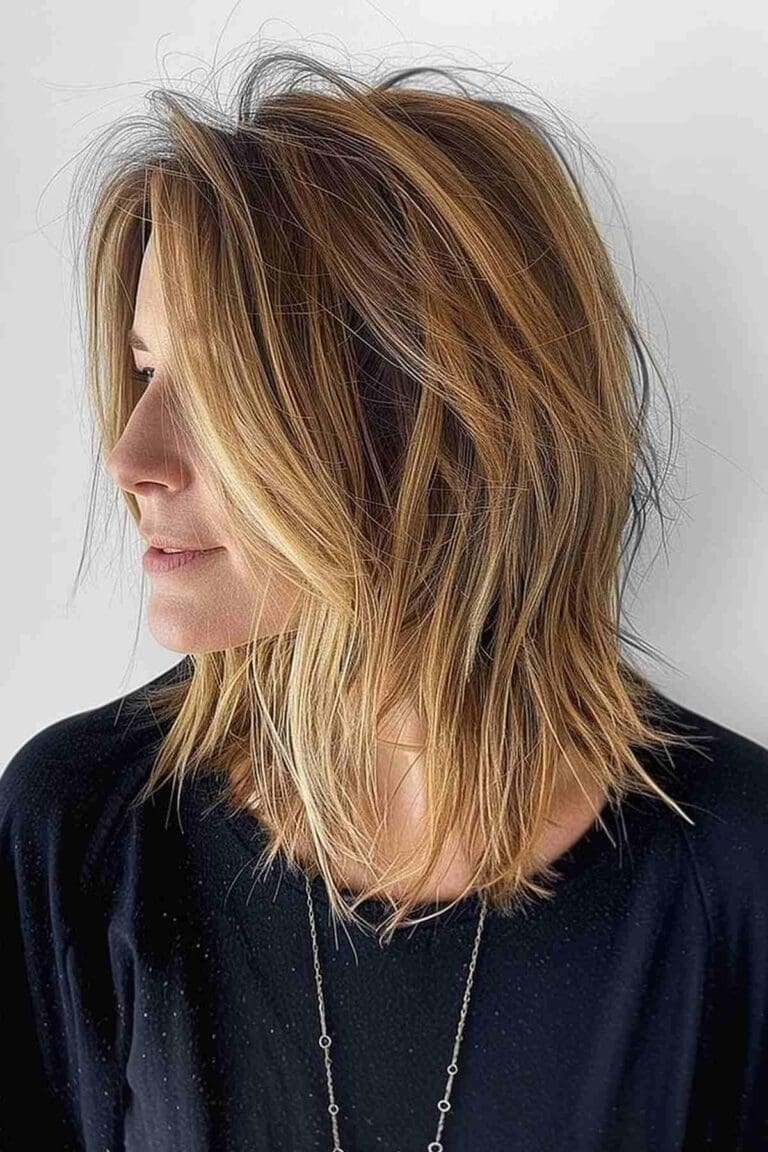 30 Cool Long Choppy Bob Haircuts for That Effortless Beachy Vibe | HAIRS