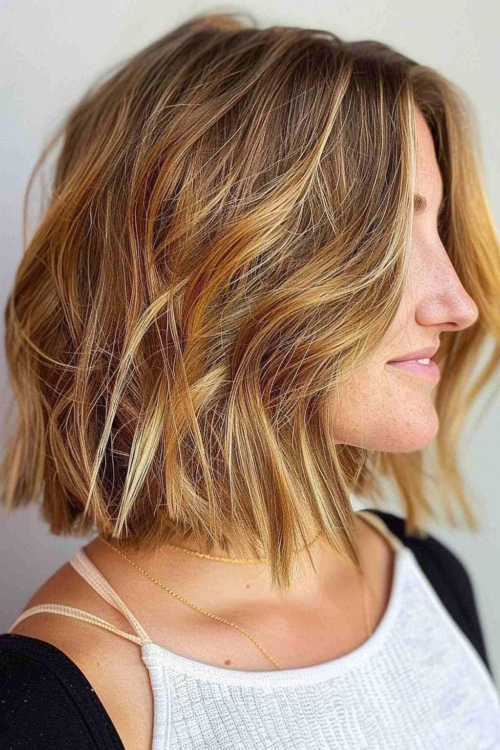 37+ Cool Long Choppy Bob Haircuts for That Effortless Beachy Vibe