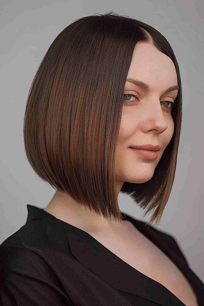 27 Chic Angled Bob Haircuts for Every Face Shape and Hair Type