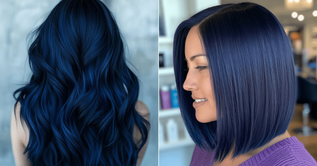 19 Bold Midnight Blue Hair Colors to Try This Year
