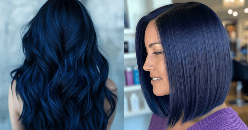 19 Bold Midnight Blue Hair Colors to Try This Year
