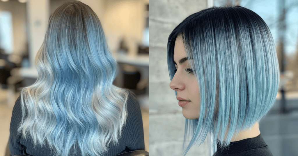 24 Stunning Pastel Blue Hair Color Ideas for All Skin Tones