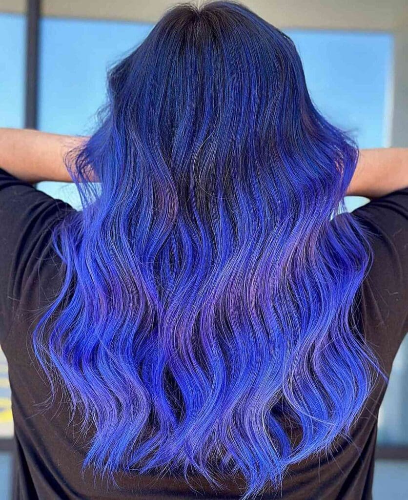 34 Stunning Blue Balayage Hair Color Ideas That Will Turn Heads