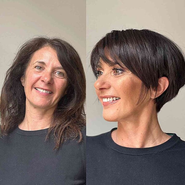 37 Modern Pixie Cut with Bangs for a Face-Framing Effect