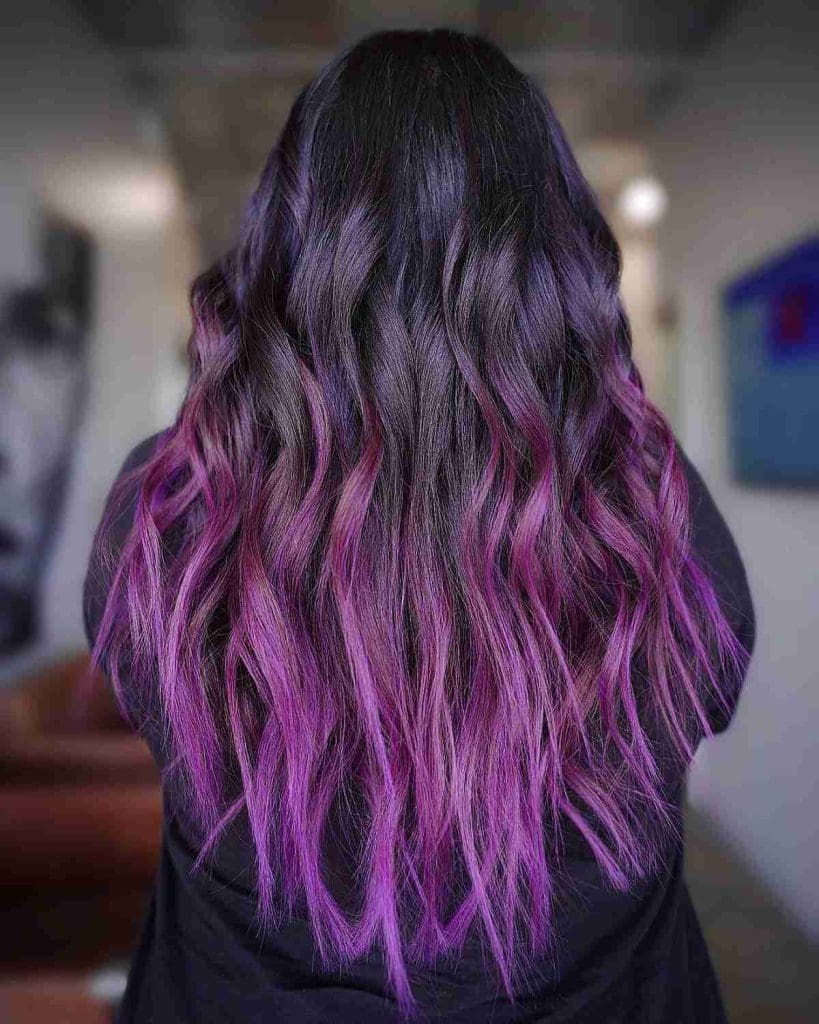 25 Chic Purple Balayage Styles for a Fresh and Vibrant Look