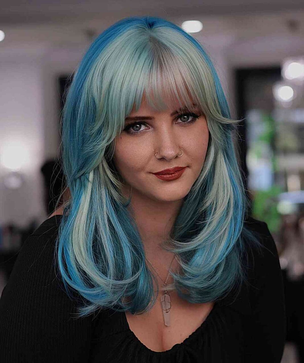 34 Stunning Blue Balayage Hair Color Ideas That Will Turn Heads