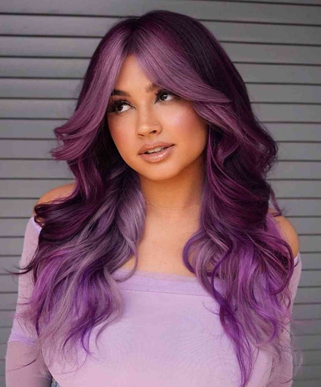 25 Chic Purple Balayage Styles for a Fresh and Vibrant Look