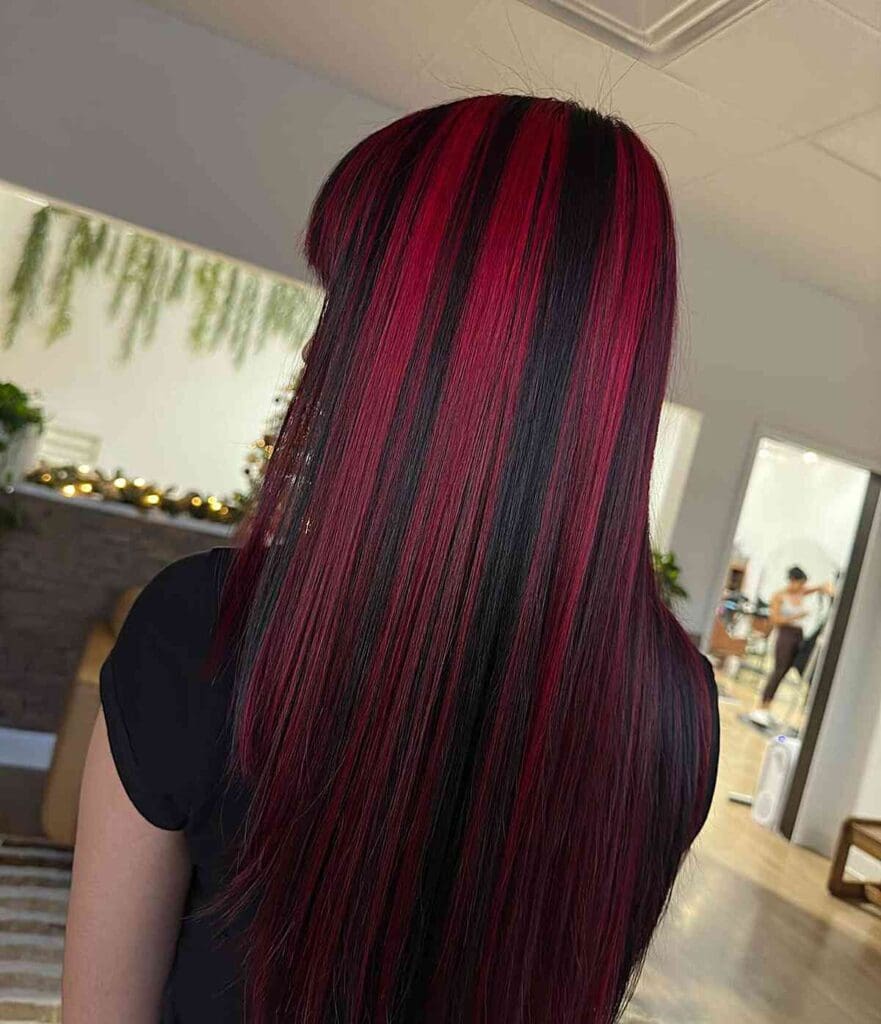 Red and Black Hair: Stylish Ombre, Balayage, and Highlights