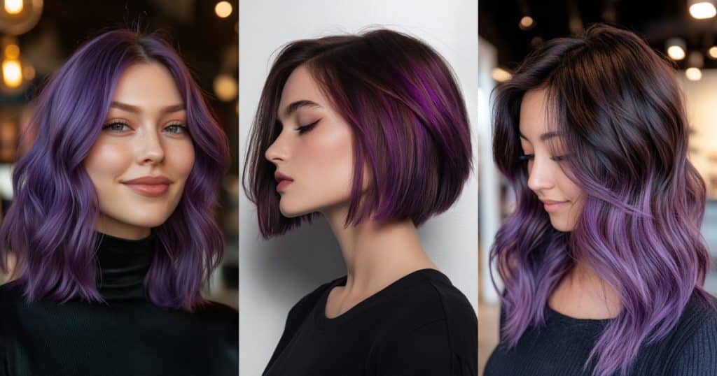 33 Stunning Purple Hair Colour Ideas For 2025