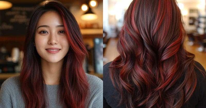 37 Best Red Highlights in 2025 for Brown, Blonde & Black Hair