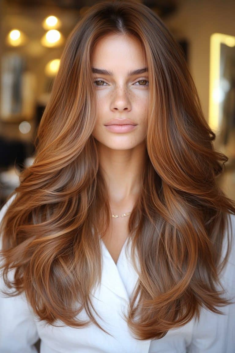 23 Gorgeous Chestnut Brown Hair Shades You Can't Miss
