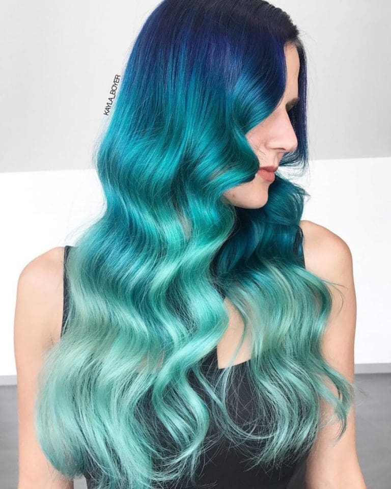 30 Stunning Blue Ombre Hair Colors Perfect for This Season