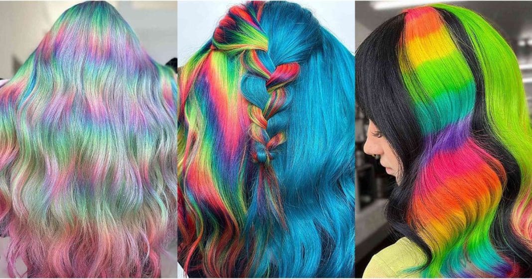 27 Bright and Bold Rainbow Hair Styles for 2026