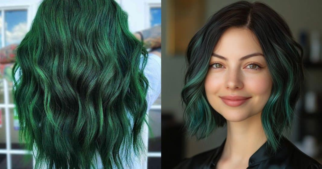 28 Green Hair Shades That Work for All Seasons