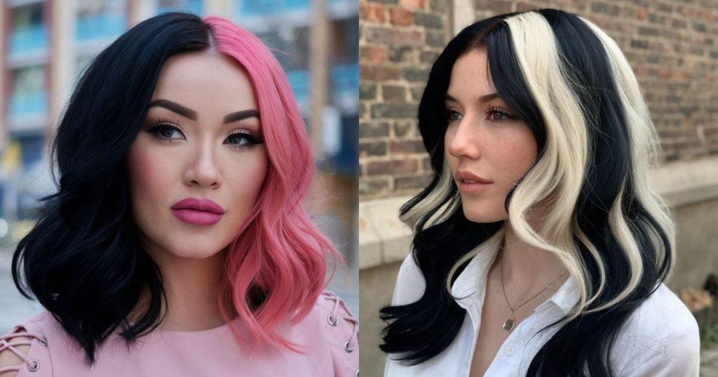 28 Bold and Beautiful Skunk Stripe Hair Ideas to Try Now