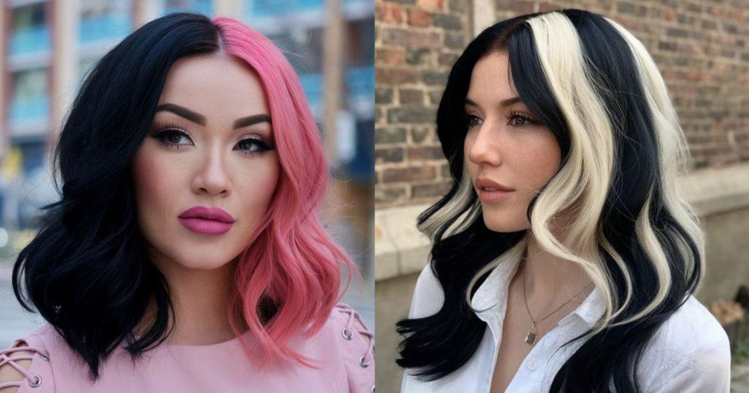 28 Bold and Beautiful Skunk Stripe Hair Ideas to Try Now