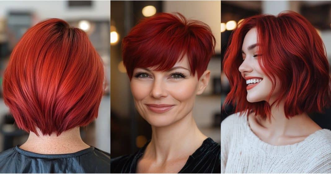 32 Vibrant Short Red Hair Shades to Experiment with in 2026