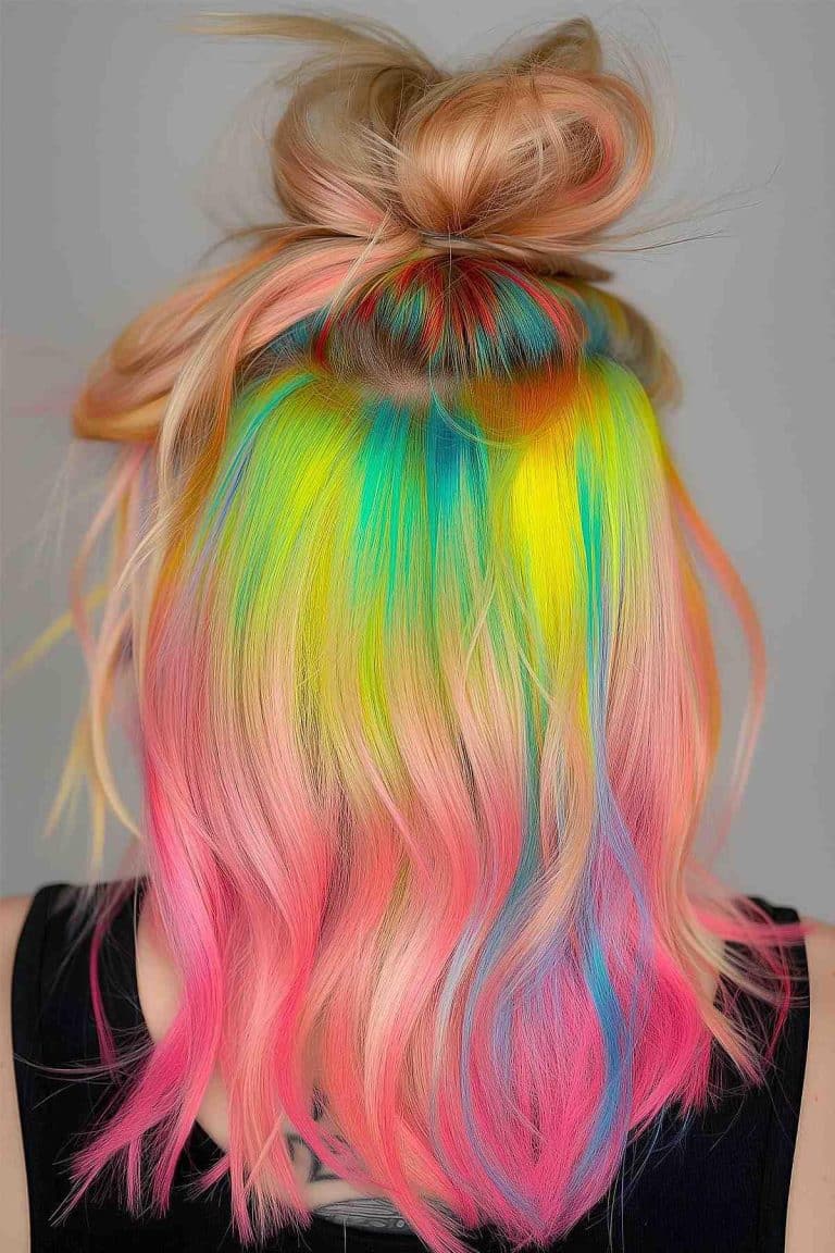 35 Vibrant Rainbow Hair Styles to Rock in 2025