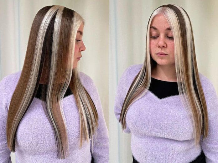 28 Bold and Beautiful Skunk Stripe Hair Ideas to Try Now
